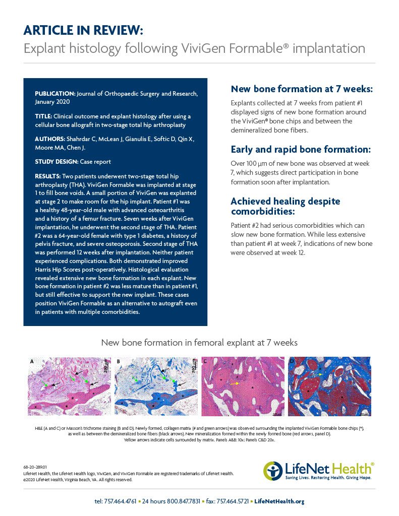 ViviGen Peer-Reviewed Publications | LifeNet Health
